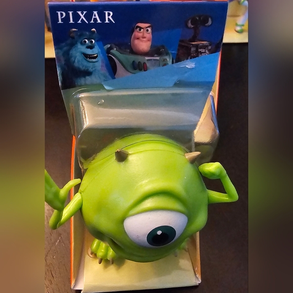 Disney | Toys | New Disney Pixar Monster Ink Mike Wazowski Mini Figure ...